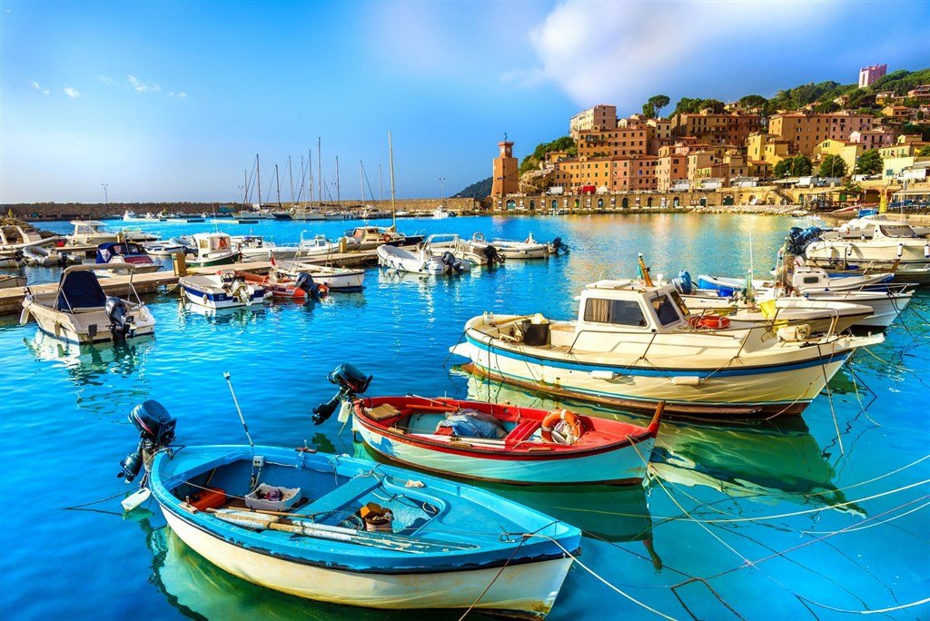 Itálie - ostrov Elba a Toskánské souostroví - ostrovy Giglio, Pianosa a ...